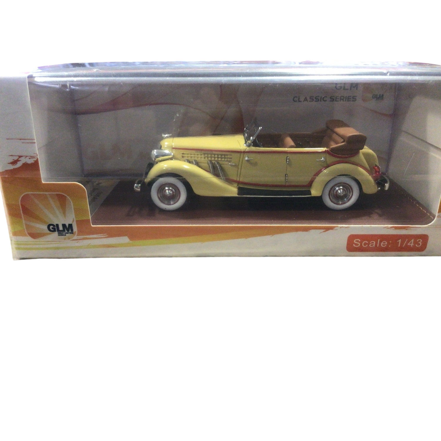 Auburn 851 Super yellow – Auburn Cord Duesenberg Automobile Museum
